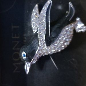 Monet | Jewelry | 3 Items Monet Beautiful Sparkling Holiday Pins With ...